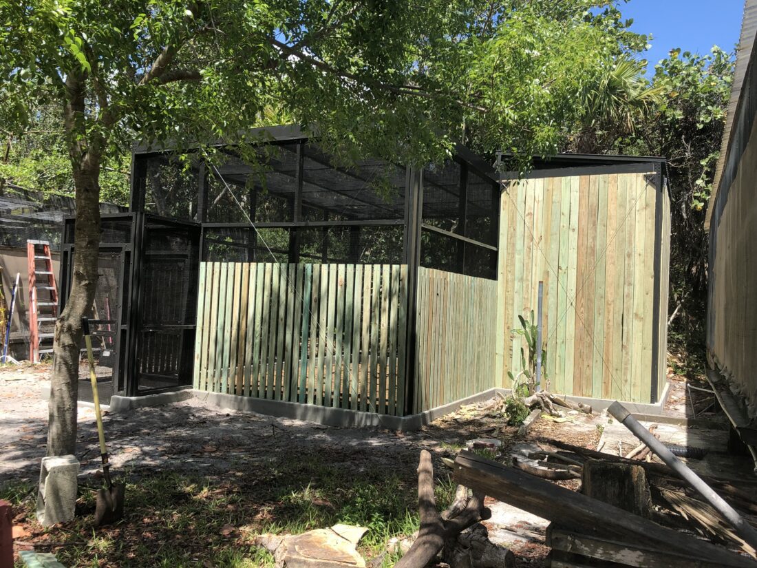 CROW finishes building four new rehab enclosures - SANIBEL-CAPTIVA ...